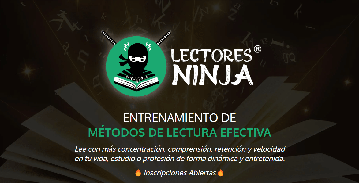 Lectores Ninja: Curso de Métodos de Lectura Efectiva